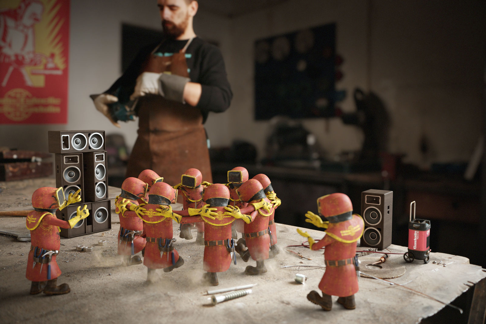 Castolin Eutectic 3D Pixar-Style Character - 3D Art Agency: Your One ...