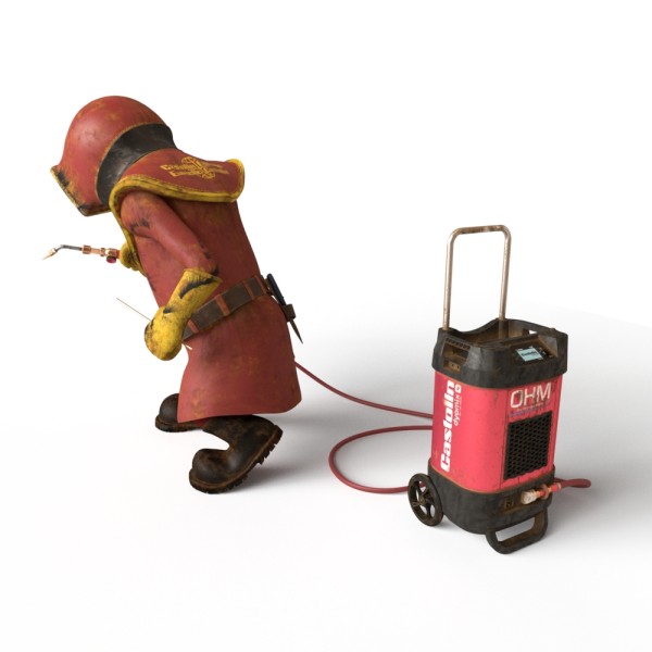 Castolin Eutectic 3D Pixar-Style Character - 3D Art Agency: Your One ...