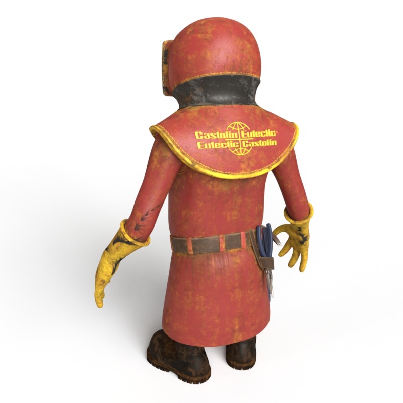 Castolin Eutectic 3D Pixar-Style Character - 3D Art Agency: Your One ...